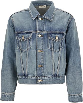 Fear of God Homme, Vestes, Bleu, Taille: L Blouson Trucker Classique