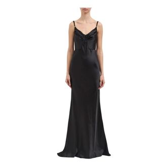 Elisabetta Franchi Damen, Kleider, Schwarzk, XSGr&ouml;&szlig;e