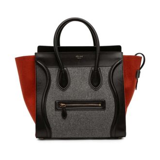 Celine Sac &agrave; main structur&eacute; Pre-owned - Femme - Pre-owned - Gris - Taille: ONE Size
