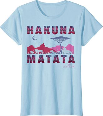 Disney The Lion King Hakuna Matata Moon And Mountains T-Shirt