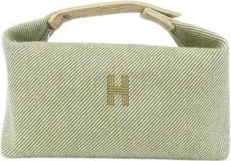 Herm&egrave;s Sac &agrave; main Pre-owned- Pochette - Femme - Pre-owned - Vert - Taille: ONE Size