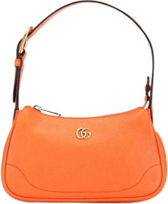 Gucci Sac bandouli&egrave;re GG Marmont Pre-owned - Femme - Pre-owned - Orange - Taille: ONE Size