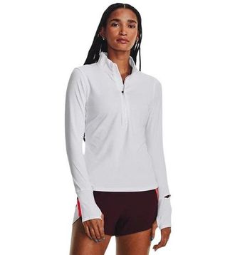 Under Armour Qualifier Run 1/4 Zip W - Laufshirt Langarm - Damen