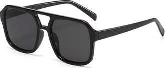 Generic Lunettes De Soleil &Agrave; Monture Large For Hommes Et Femmes, Id&eacute;ales For Les D&eacute;placements Quotidiens Vacances(Black)