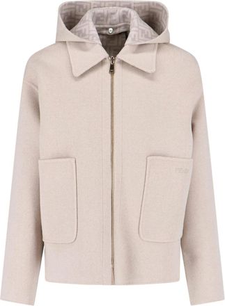 Fendi Wendejacke Aus Schurwolle