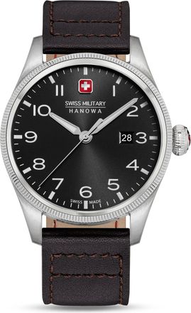 Swiss Military Hanowa Uhren - Quarzuhr Thunderbolt - Gr. unisize - in Braun - f&uuml;r Damen