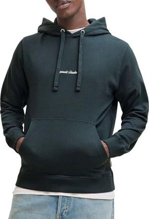 Jack & Jones Jornorrebro EMB Noos Sweat à Capuche, Forest River, M