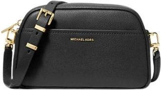 Michael Kors Femme, Sacs, Noir, Taille: ONE Size Sac bandouli&egrave;re appareil photo Jet Set Small en cuir