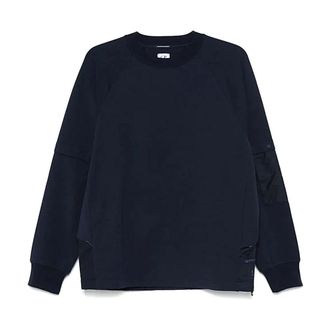C.P. Company Rundhals-Sweatshirts f&uuml;r Herren - - Sweatshirts & Hoodies - Herren - Blau - M