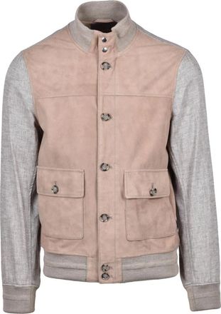 The Jack Leathers Homme, Vestes, Beige, Taille: M Tribeca Twill Bomber