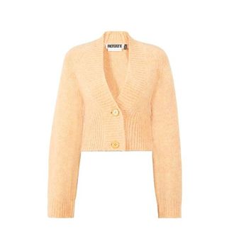 Rotate Wollstrickjacke in Orange