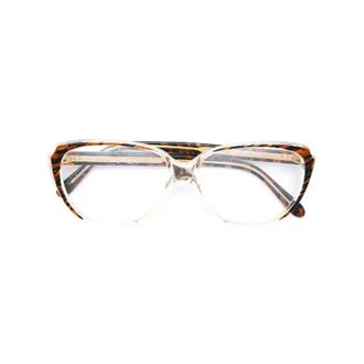 Saint Laurent Pre-owned Acetat sonnenbrillen - - Pre-owned - Damen - Braun - ONE SIZE