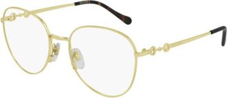 Gucci Stylische Sonnenbrille f&uuml;r Mode-Enthusiasten - - Accessories - unisex - Gelb - 56 MM