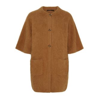 BTF-CPH Weicher Waschb&auml;r- & Kaschmir-Cardigan - - Knitwear - Damen - Braun - S