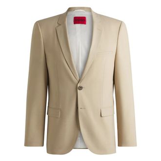 HUGO BOSS Herrenjacke Mittelbraun Stilvolles Modell - - Jackets - Herren - Braun - 2XL