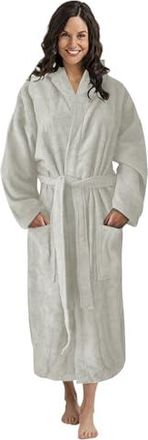Octopus Peignoir en tissu éponge pour femme - Avec ceinture, capuche et poches pour un confort ultime - Certifié Ökotex Standard 100 - 100 % coton - F5731, Ti