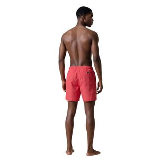 A|X Armani Exchange Quick-Drying Polyester Swim Shorts - Orange