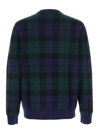 Polo Ralph Lauren Mens Blue Crewneck Sweater With Pony Embroidery Wool Tops Top