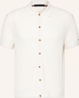 Tommy Hilfiger Strickhemd Relaxed Fit weiss