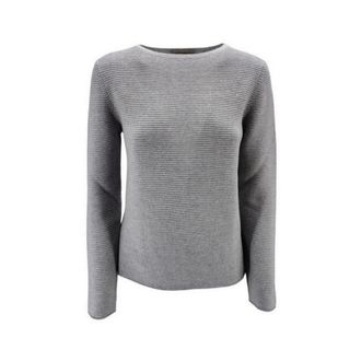 La Fileria Rundhalspullover - - Knitwear - Damen - Grau - XL