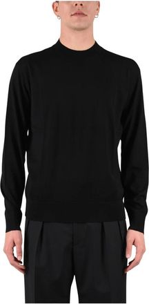 Paolo Pecora Pull &agrave; col rond - Homme - Pulls - Noir - Taille: 3XL