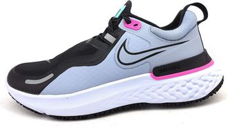 Nike Damen React Miler Shield Laufschuh, Obsidian Mist/Black-Aurora GRE, 38.5 EU
