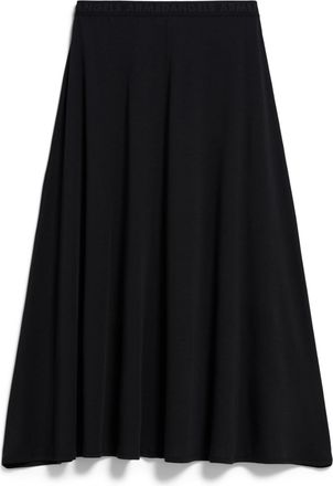 Armedangels Damen Jerseyrock aus Tencel Lyocell Mix ILENIAA LARAA MIDI Skirt Loose Fit Black
