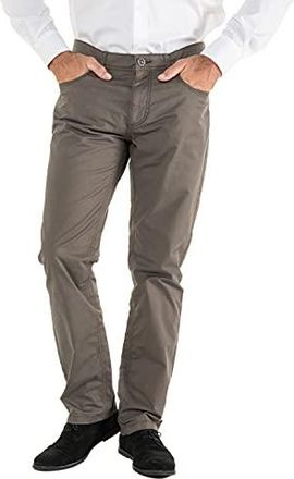 JP1880 Hommes Grandes Tailles Pantalon 5 Poches en Pur Coton. Taille Extensible à élastique intérieur - Coupe Regular Fit Olive foncé 32 717157120-32