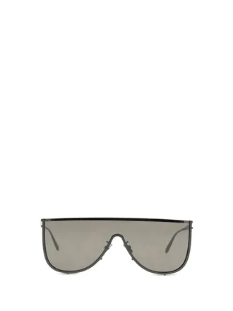 Alaia Womens Sunglasses Mask Metal Black-Grey Black-Black-Grey Black/black/grey
