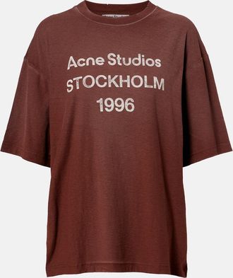 Acne Studios T-Shirt aus Baumwolle und Hanf
