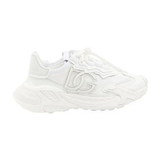 Dolce & Gabbana Femme, Chaussures, Blanc, Taille: 37 1/2 EU DG Logo Chunky Sole Baskets