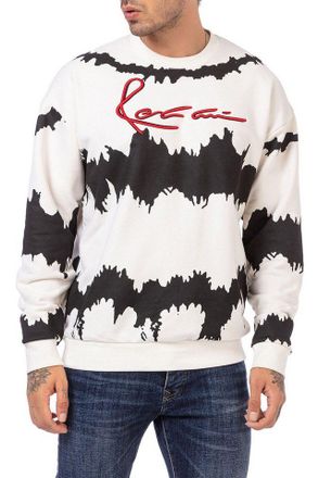 Red Bridge Sweatshirt mit auff&auml;lligem Muster Streetwear Pullover