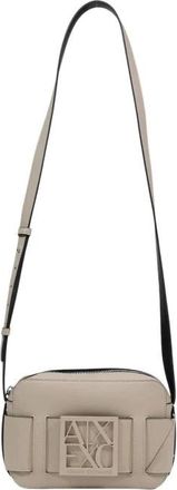 A|X Armani Exchange Femme, Sacs, Beige, Taille: ONE Size Sac en polyur&eacute;thane avec fermeture &eacute;clair