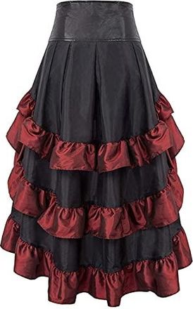 Generic Jupe Satin Rouge Plissée Patineuse Plage Argentée Satinée Camel Moderne Paillettes Tricot Amincissante Adulte Fete Sirène Temps Pastel Imprimé Zèbre F