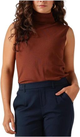 Silvian Heach Damen, Strickwaren, Braun, SGr&ouml;&szlig;e