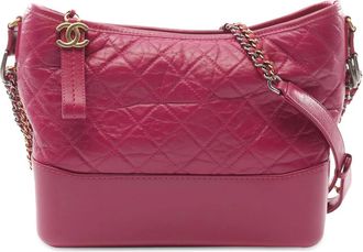 Chanel Hobo Bags - Medium Aged Calfskin Gabrielle Crossbody - Gr. unisize - in Gold - für Damen