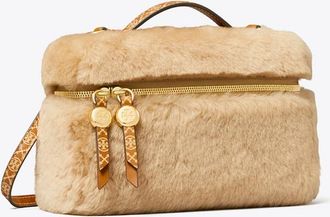 Tory Burch Schlanke Romy Henkeltasche mit Lammfell