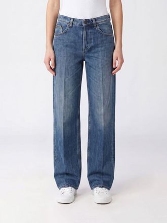 Dondup Jean large Jacklin &agrave; taille mi-haute en denim de coton