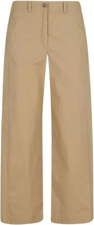 Seventy Femme, Pantalons, Beige, Taille: 46 FR Wide Pantalons