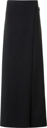 Akris Hose mit Schnallenverschluss - Schwarz