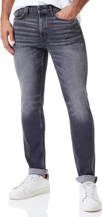 Marc O'Polo Denim Herren Jeanshose mit Stretch-Anteil Slim Fit, Schwarz (Multi/Vintage Black), W31/L30