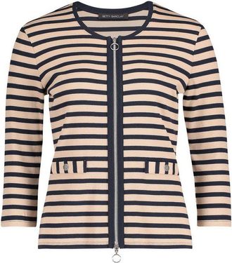 Betty Barclay Shirtjacke Damen mit Rippenstruktur (1-tlg)