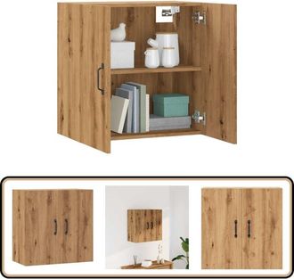 vidaXL Wandschrank Artisan-Eiche 60x31x60 cm Holzwerkstoff - Vidaxl