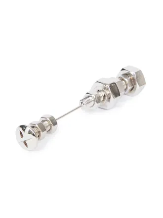 Maison Margiela broche &agrave; design de vis - Argent