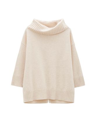 someday Damen Pullover | Strickpullover TAXINA Loose mit Kaschmir Mellow m&eacute;lange, S