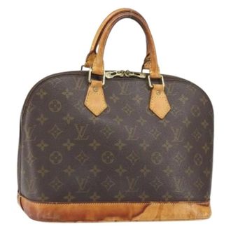 Louis Vuitton Sac &agrave; main en toile Pre-owned - Femme - Pre-owned - Brun - Taille: ONE Size
