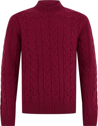 Slowear Slowear - Pull &agrave; col roul&eacute; - Homme - Pulls - Rouge - Taille: M