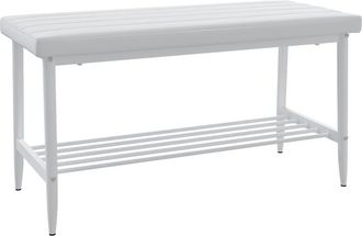 Vicco Sitzbank Grand, Bank für die Essecke, Weiß, 85 x 35 cm