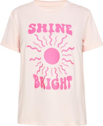 Usha T-Shirt Frauen Aprikose