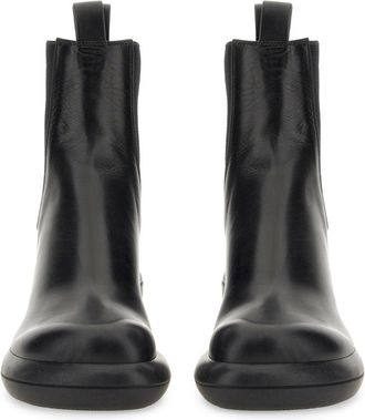 Jil Sander Leather Boot - Black